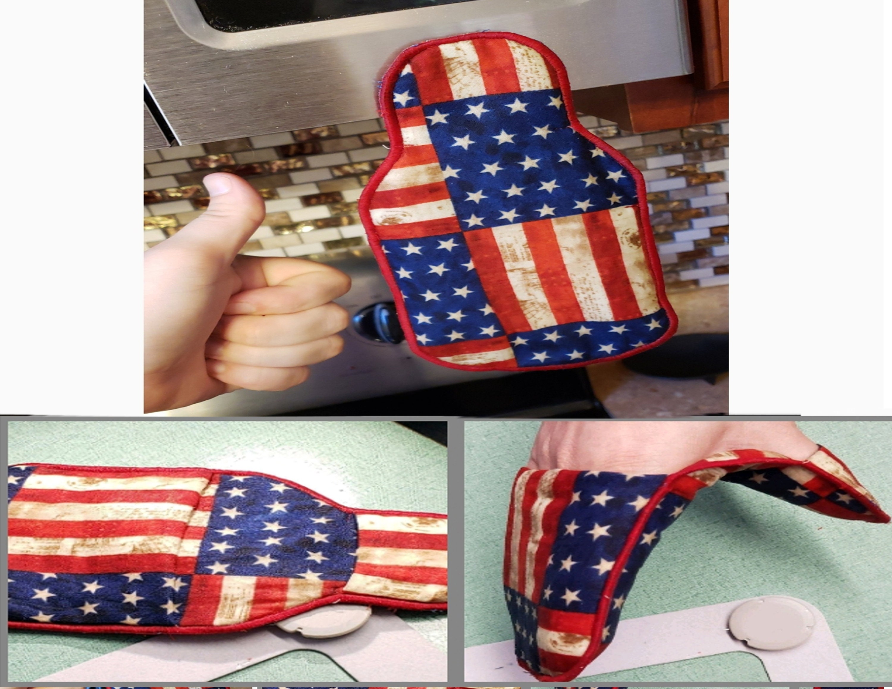 Finger Thumb Pot Holder - in the Hoop Project - Embroidery Machine - Etsy