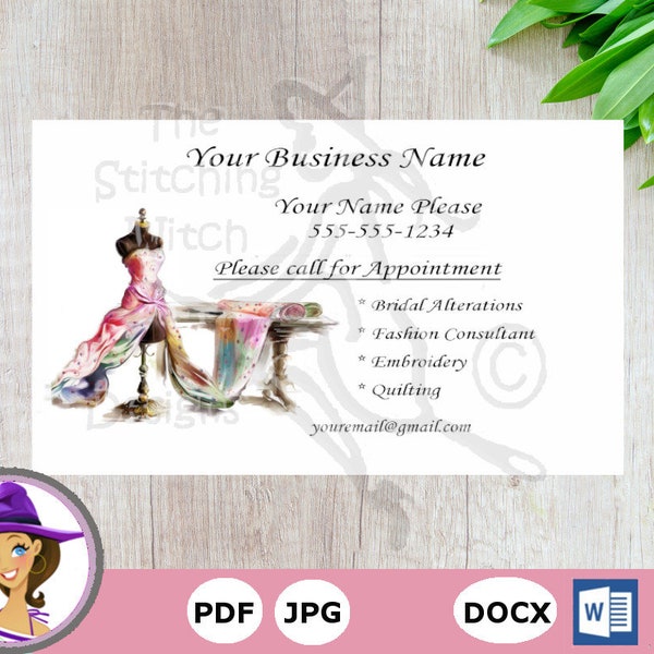 Tailoring Business Cards - Etsy