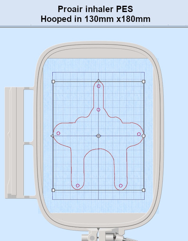 Proair Style Inhaler Blank Inhaler Case in the Hoop Project - Etsy