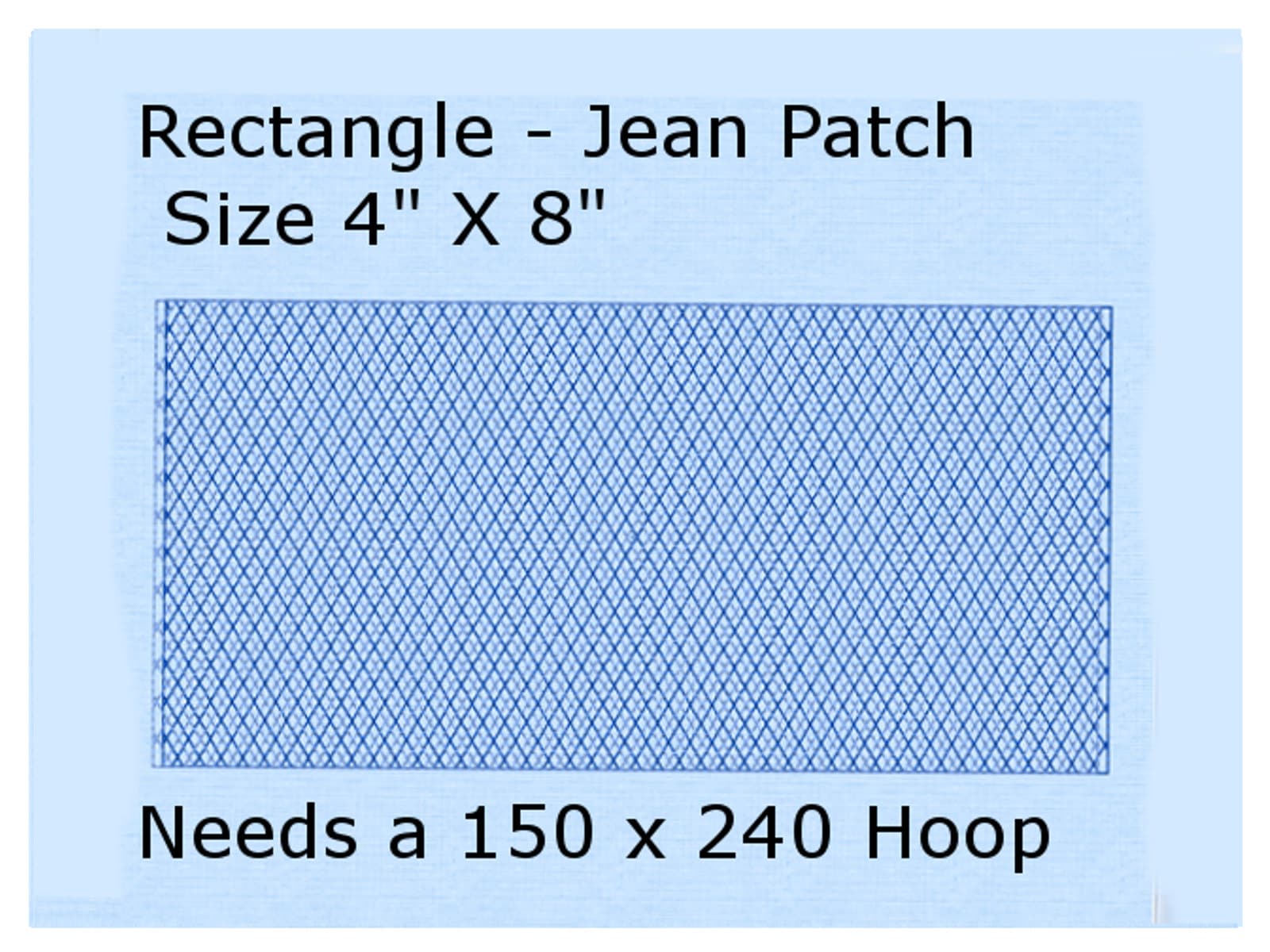 Jean Patch Repair Kit ITH Fixing Holes in Denim In The | Etsy