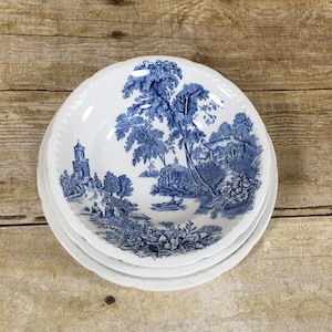 The Ferry Blue and Creamy White Plate_swinnertons - Etsy The Ferry Blue and Creamy White Plate_swinnertons - Etsy