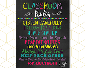 When You Enter This Classroom Sign Personalized Teacher Sign - Etsy