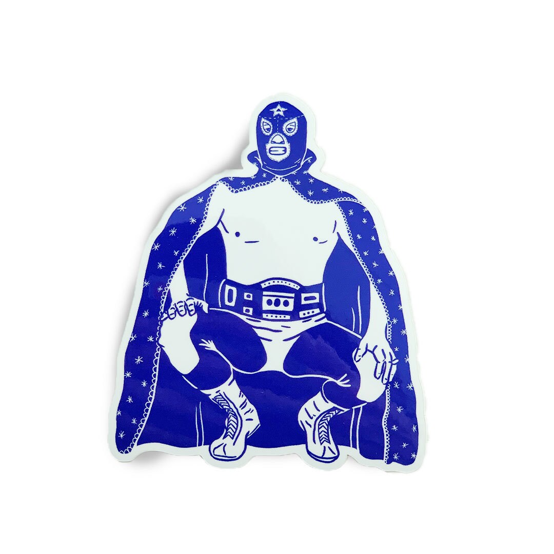 Luchador Sticker - Etsy