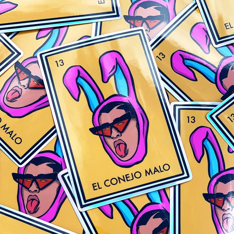 El Conejo Malo Sticker | Etsy