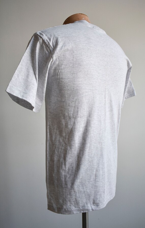 1980s Blank Deadstock Gray Tee - Gem