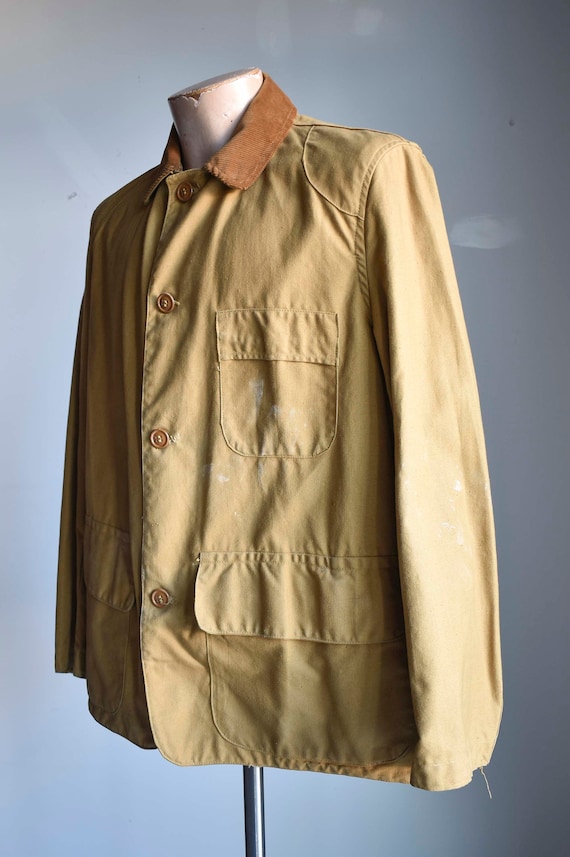 Vintage Canvas Hunting Jacket / Vintage American Fiel… - Gem