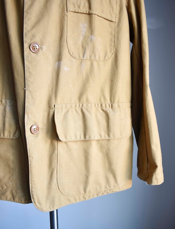 Vintage Canvas Hunting Jacket / Vintage American Fiel… - Gem