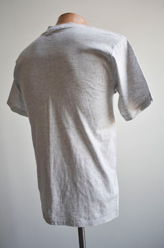 1980s Blank Deadstock Gray Tee - Gem