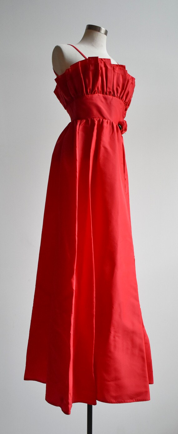 Vintage Cherry Red Gown - Gem