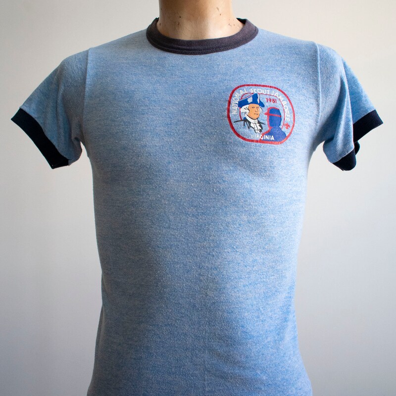 80s Ringer Tshirt - Etsy