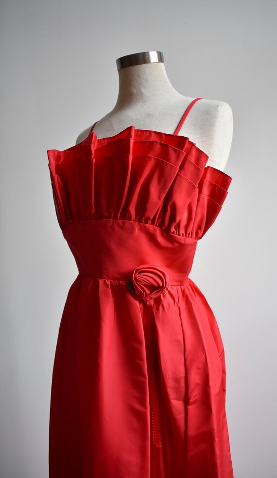 Vintage Cherry Red Gown - Gem