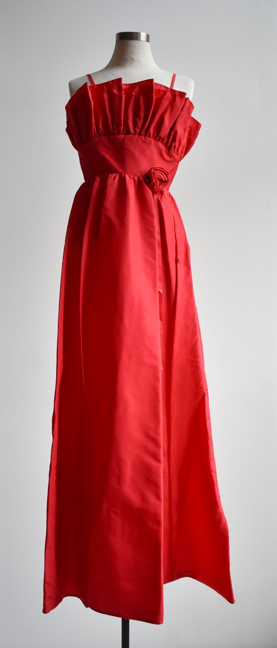 Vintage Cherry Red Gown - Gem