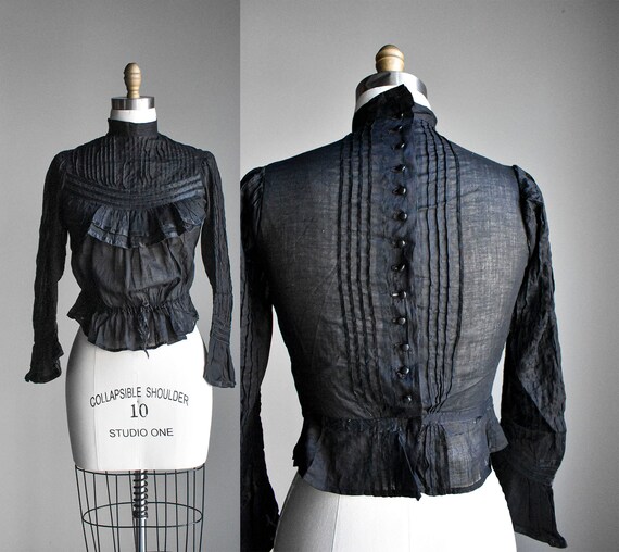 black victorian cotton - Gem