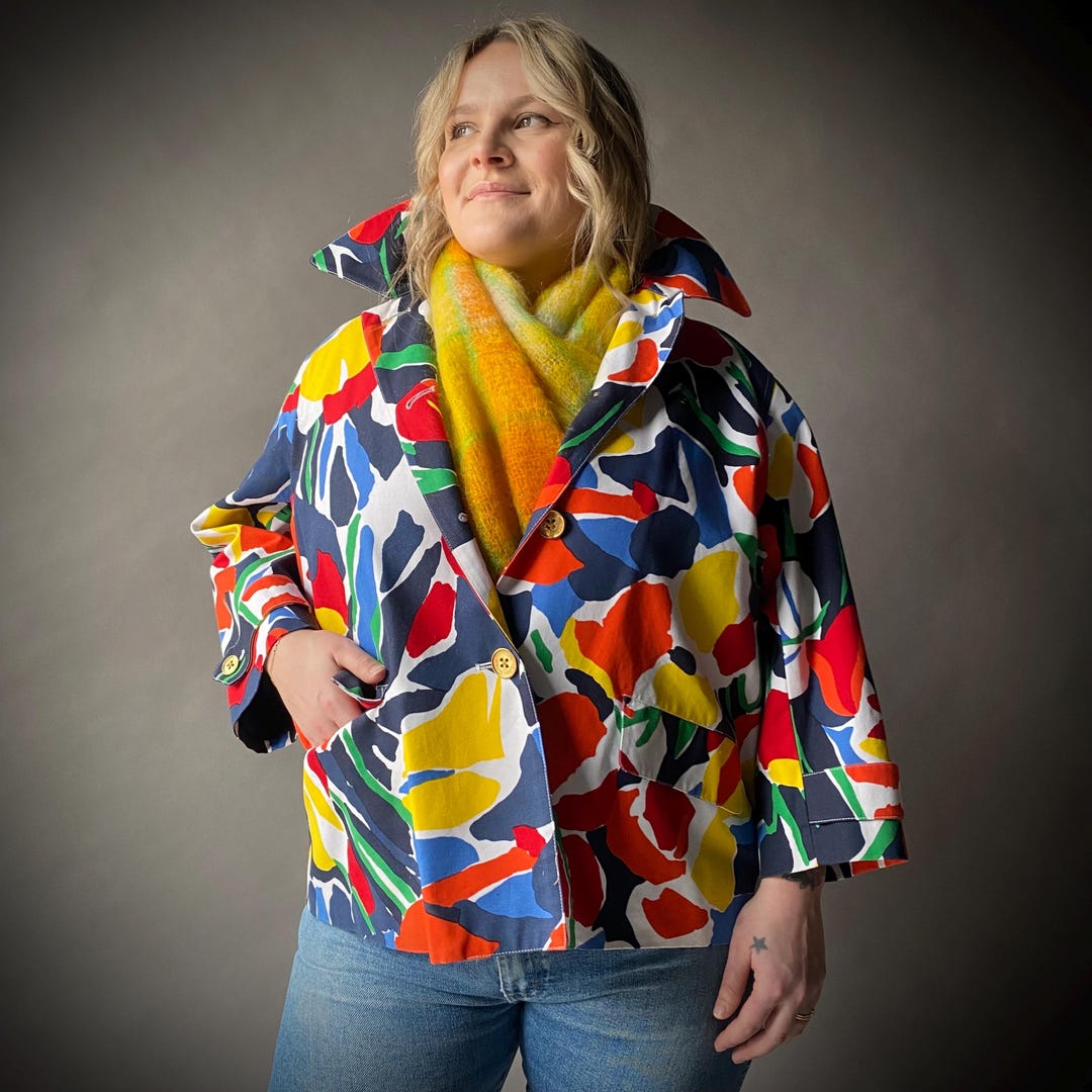 Vintage Ralph Lauren Jacket / Vintage Rainbow Jacket / Vintage A Line ...