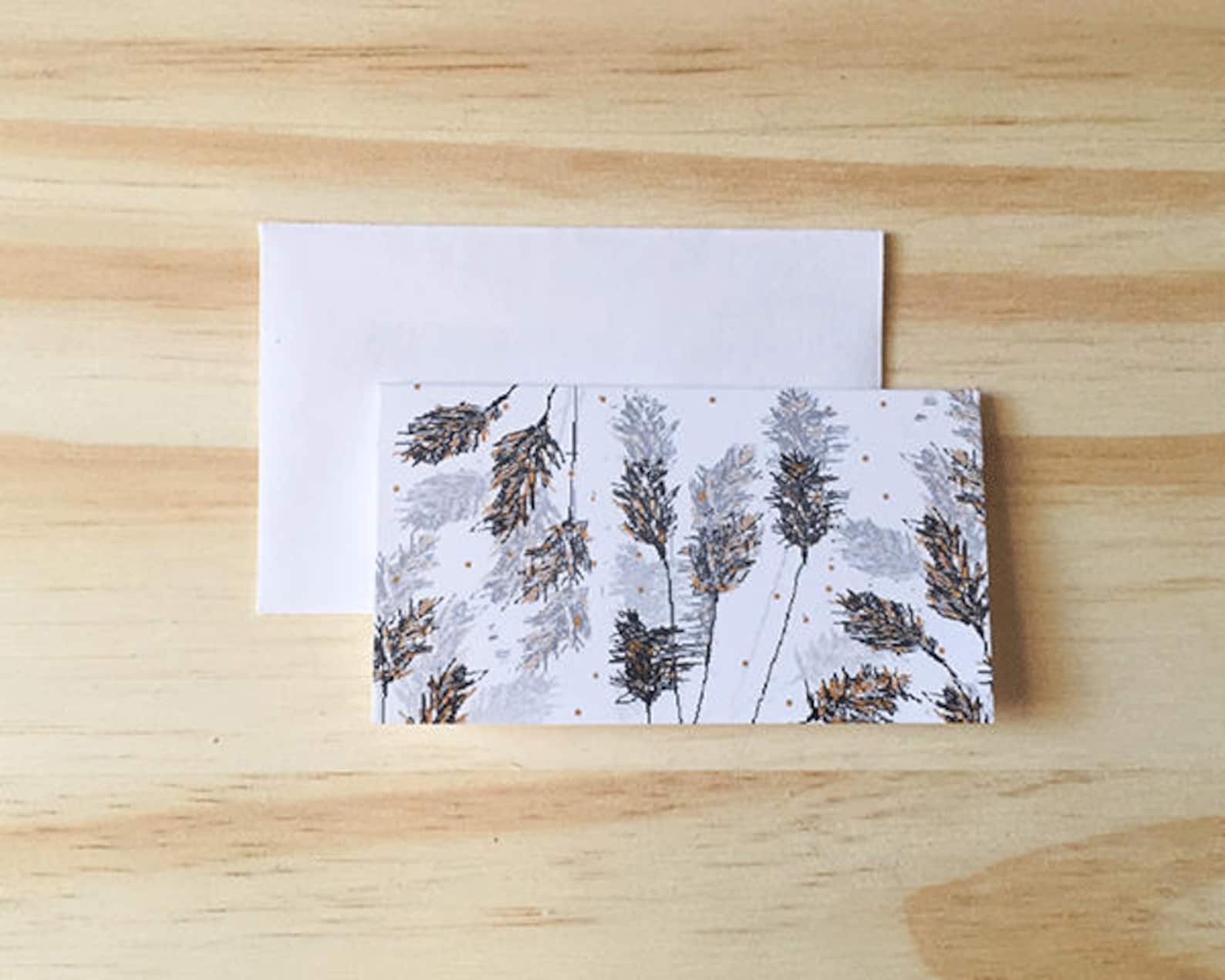 Mini Card Set, Enclosure Card, Wrapping Paper Accessories, Card With ...
