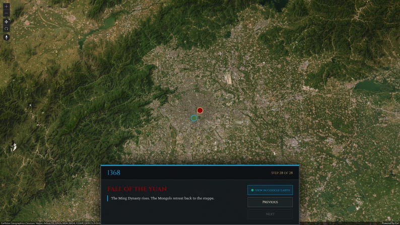 Mongol Empire Interactive 3D Map Timeline Explorer | World History ...