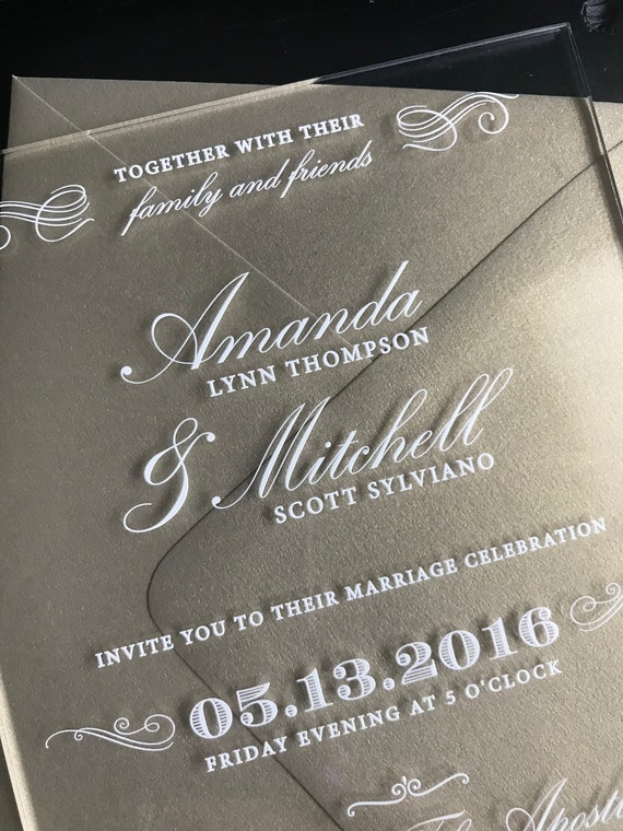 Celebrity Wedding Invitations