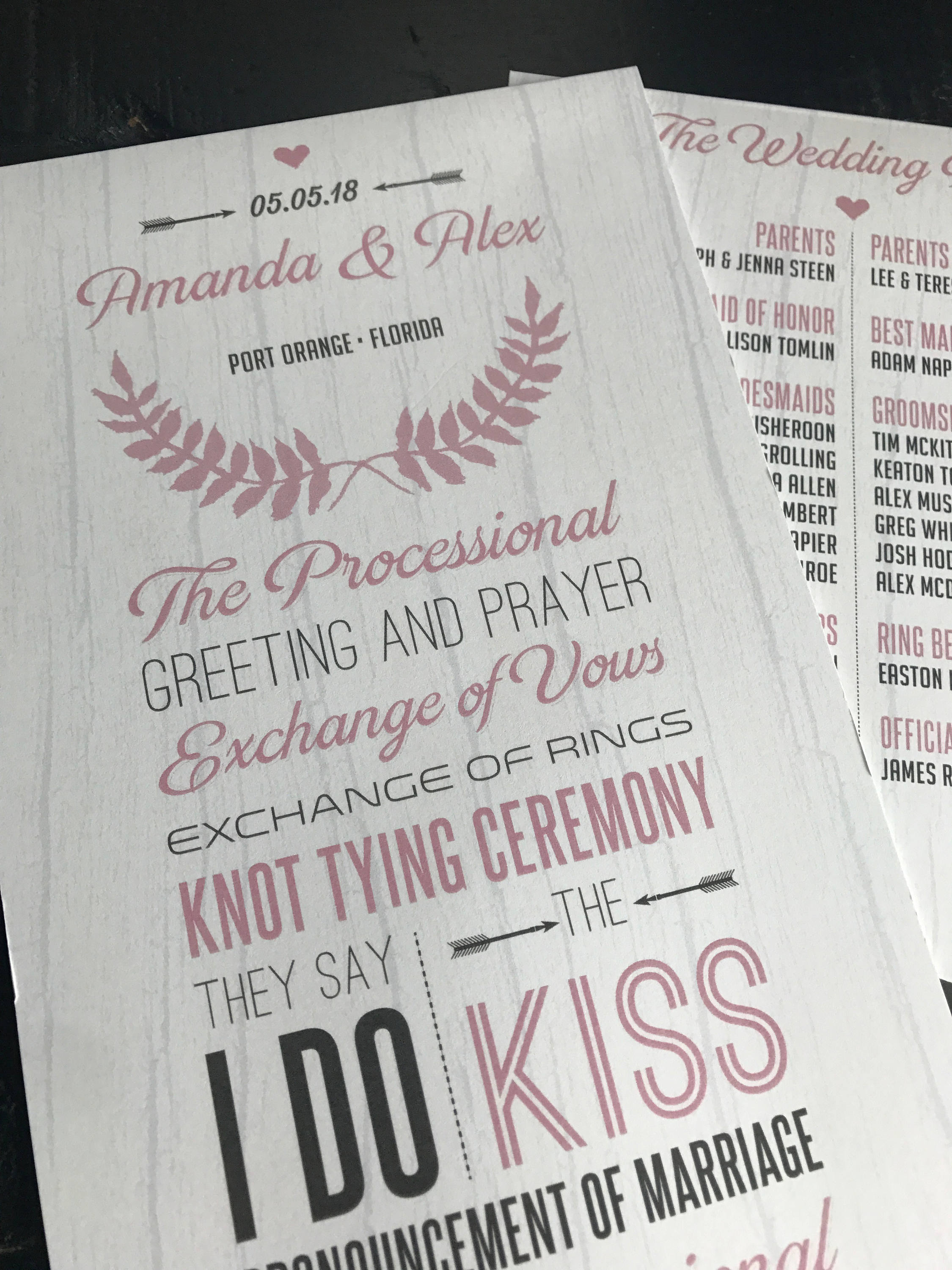 Program Fans Rustic Wedding Programs Fans for Wedding | Etsy