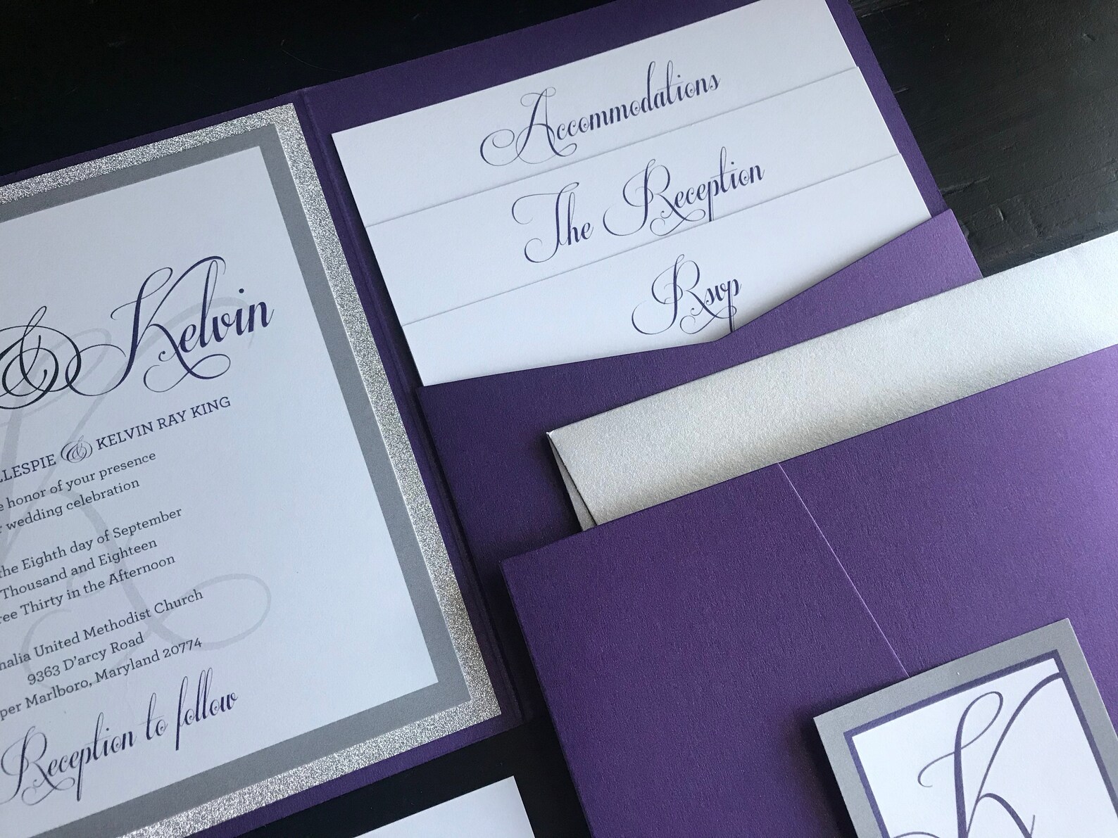 Custom Wedding Invitation Pocket Wedding Invitation Suite - Etsy