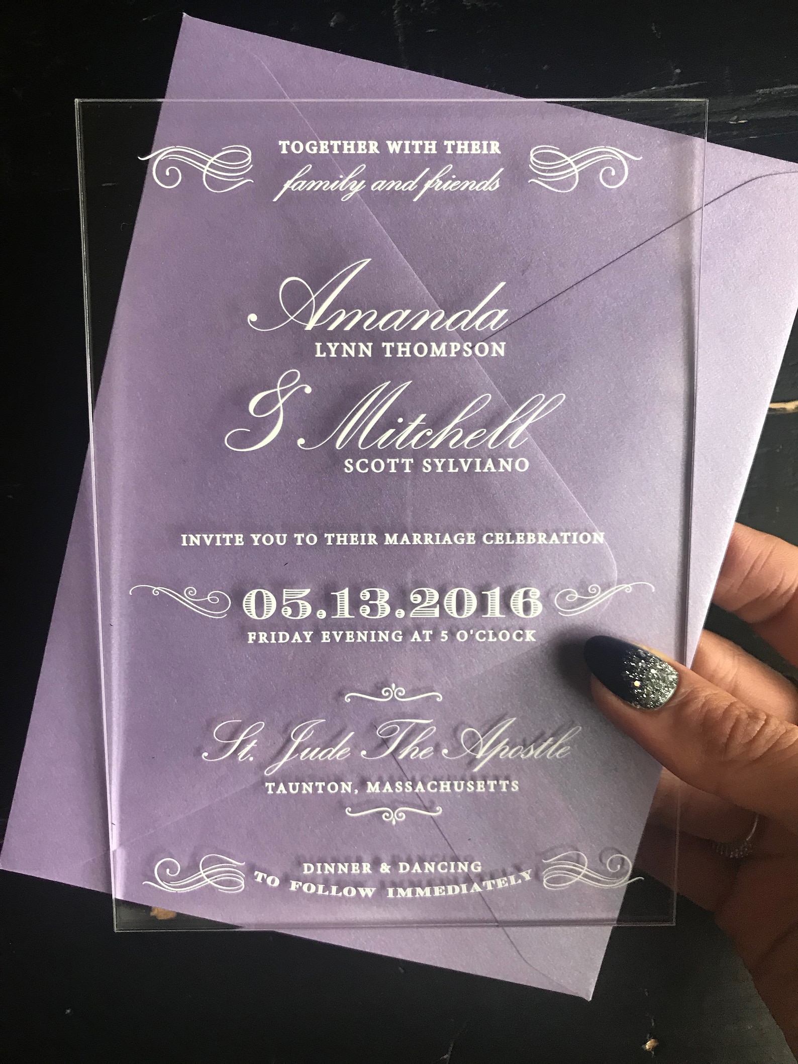 NEW Acrylic Wedding Invitations Custom Acrylic Invitations - Etsy