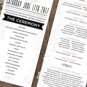 Fairytale Inspired Wedding Programs | Castle | Fairytale | Princess ...