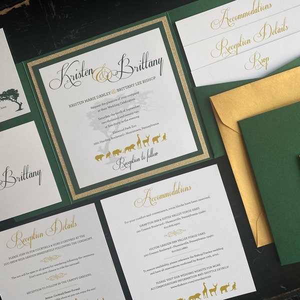 Forest Themed Wedding Invitations - Etsy