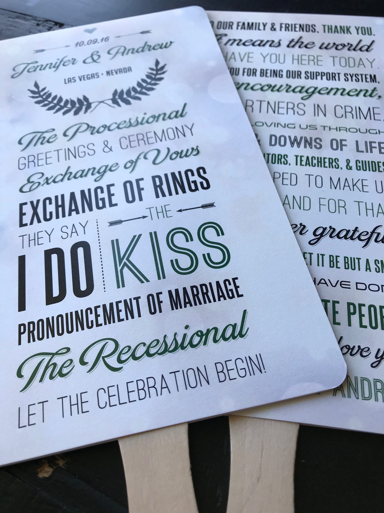 Program Fans Custom Wedding Programs Fans for Wedding | Etsy