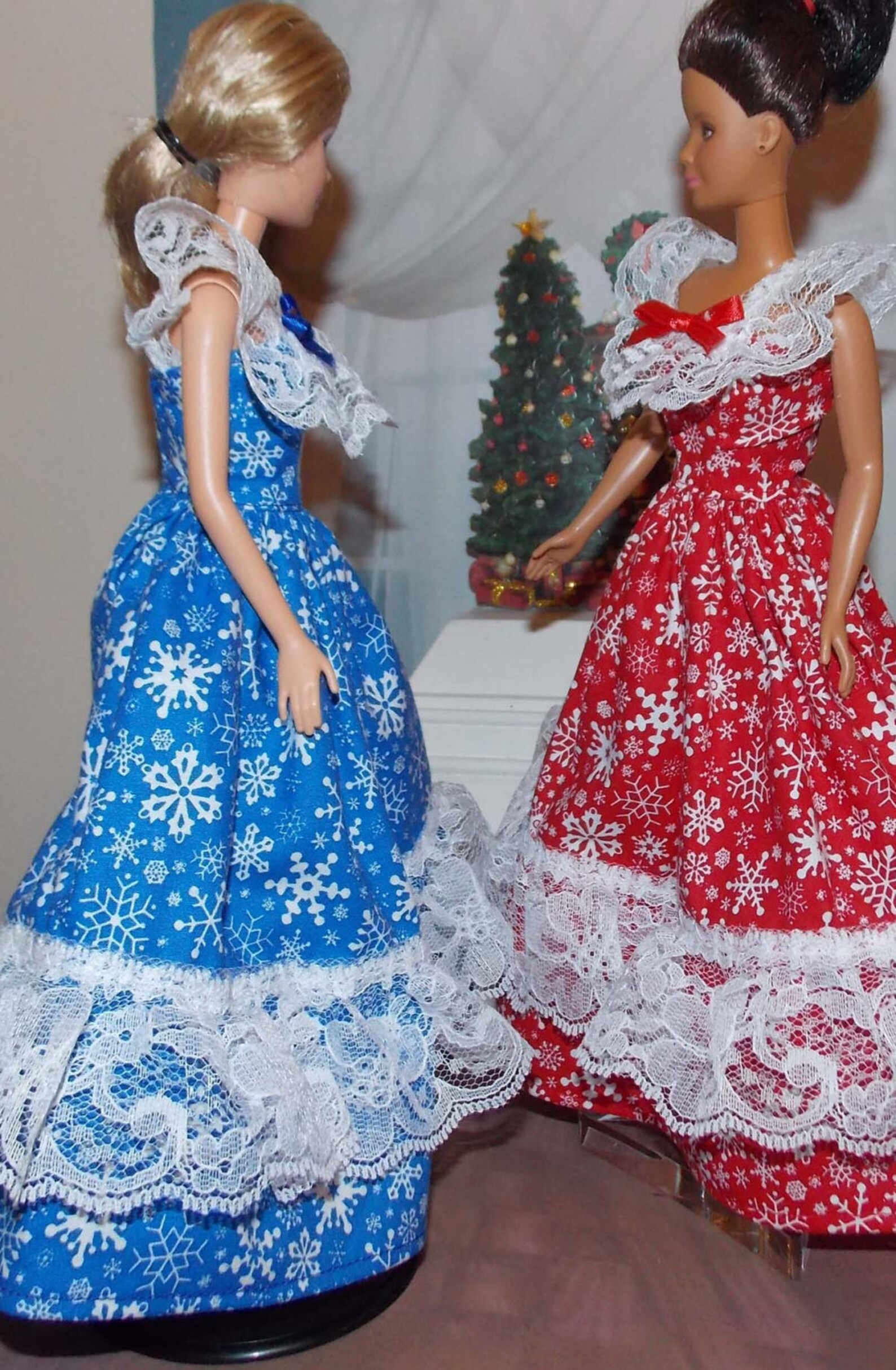 Christmas Snowflake Dress. 11.5 Fashion Doll Clothes. - Etsy