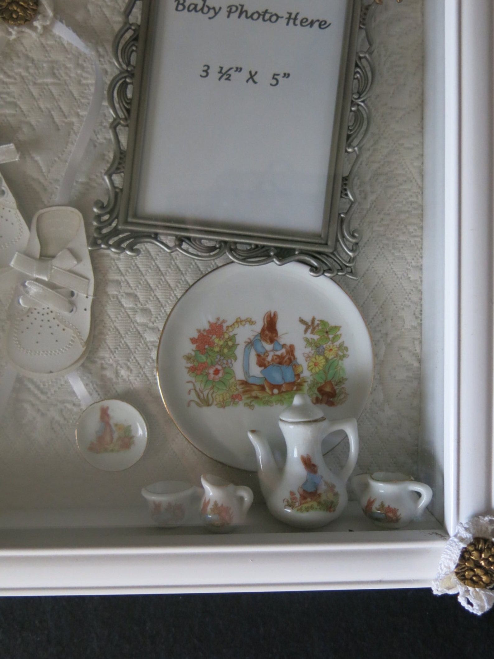 Beatrix Potter Shadow Box. Keepsake Box for Baby's Photo and ...