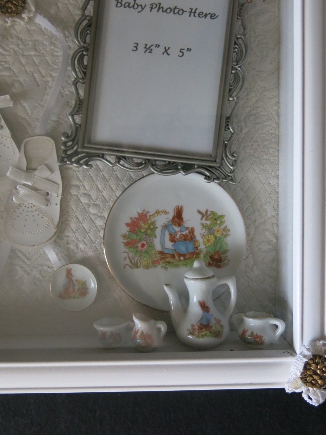 Beatrix Potter Shadow Box. Keepsake Box for Baby's Photo and ...