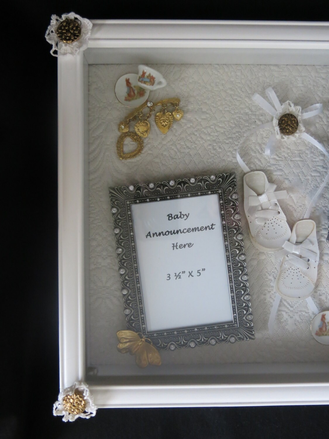 Beatrix Potter Shadow Box. Keepsake Box for Baby's Photo and ...