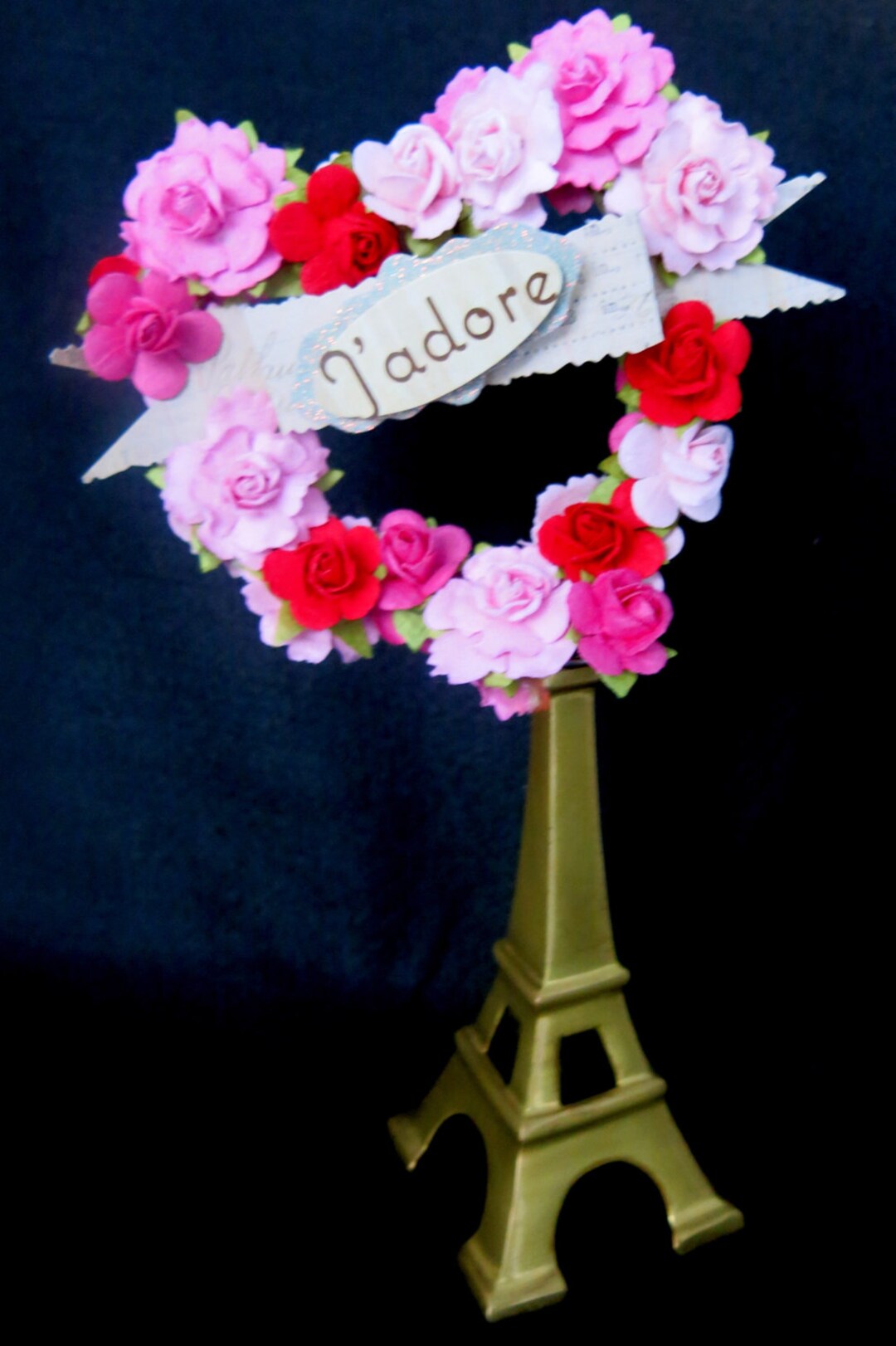 Wedding, Anniversary, Birthday Cake Topper. Brass Eiffel Tower With ...