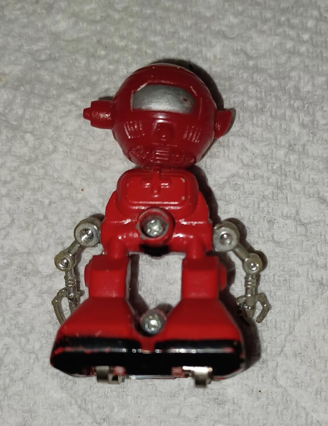 1970's 1.5" Bandai Qonto Diecast Red Mini Robot - Etsy UK