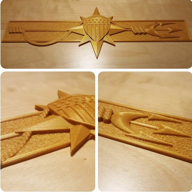 3D Print USCG Marine Safety Insignia ~ US Coast Guard. Chief, Hat Box ...