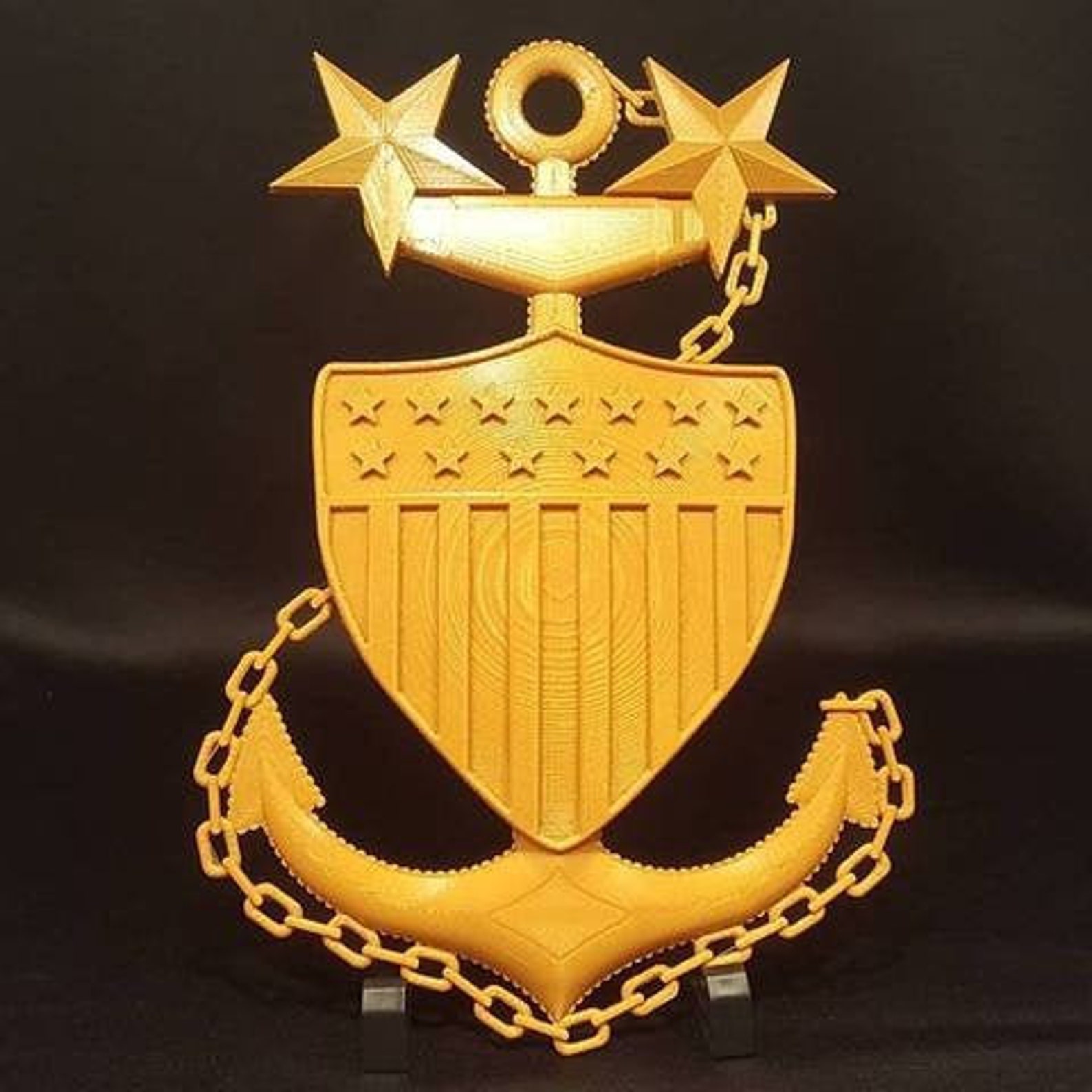3D Print USCG Master Chief Petty Officer~ MCPO Anchor ~ US Coast Guard ...