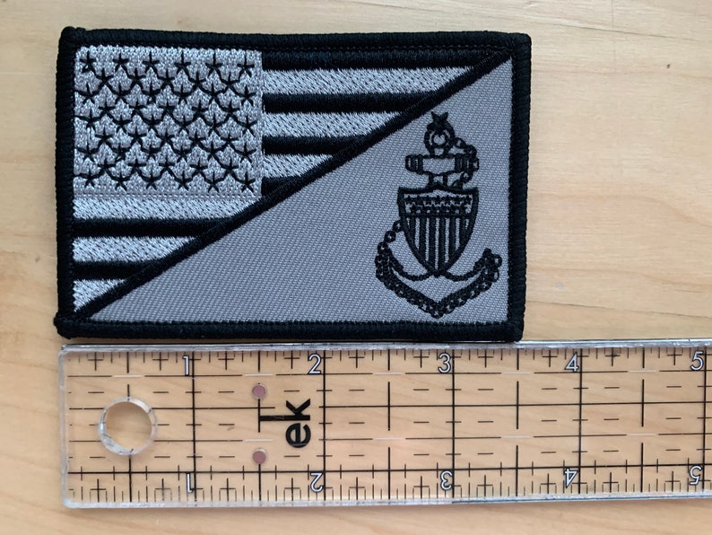 USCG American Senior Chief Embroidered Patch Advancement | Etsy