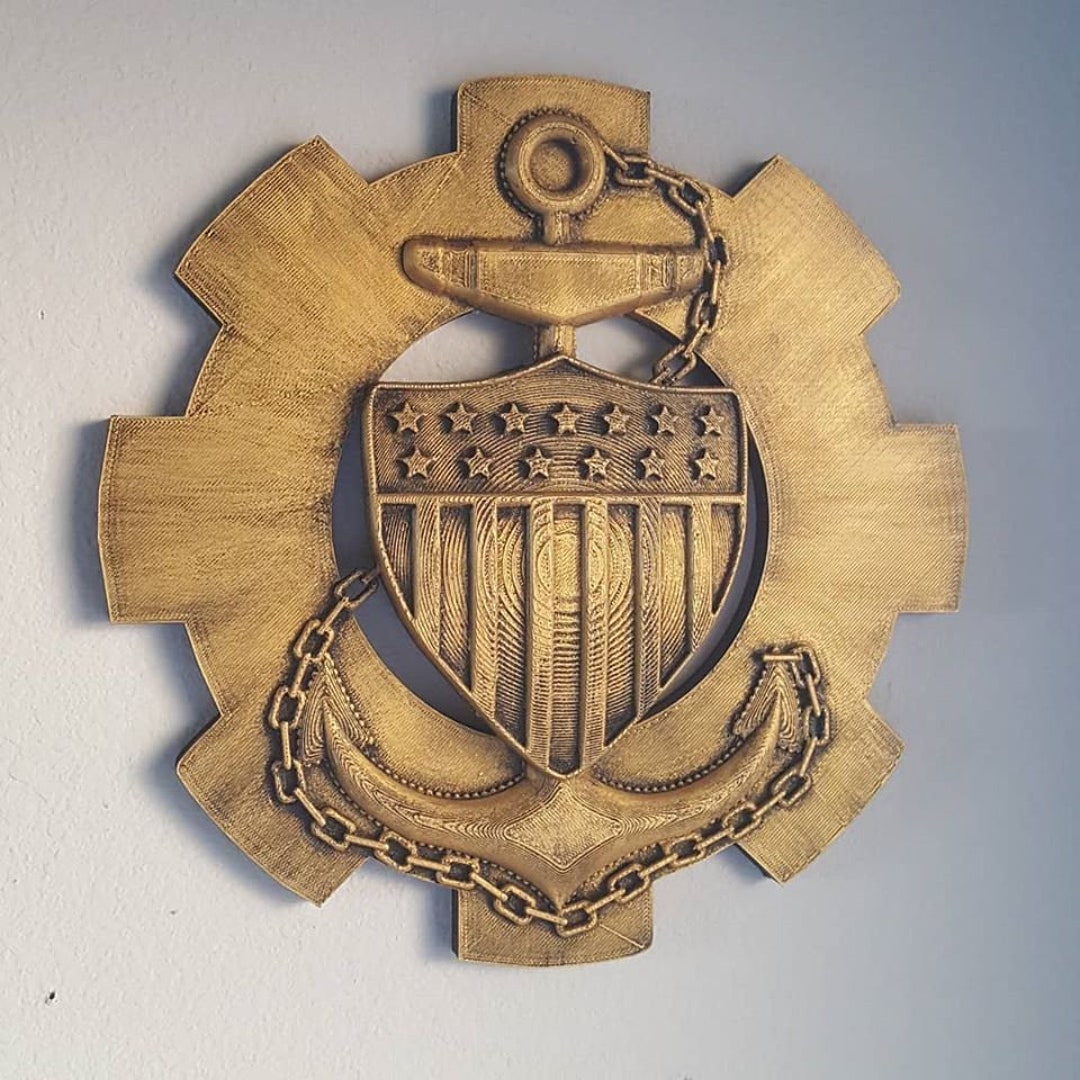 3D Print U S Coast Guard MK Cog CPO Anchor Mashup ~ US Coast Guard ...