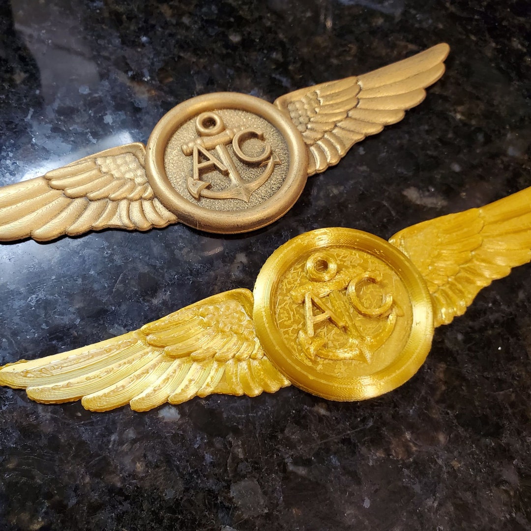 3D USCG Air Crew Insignia ~ US Coast Guard. Chief, Hat Box, CCTI ...