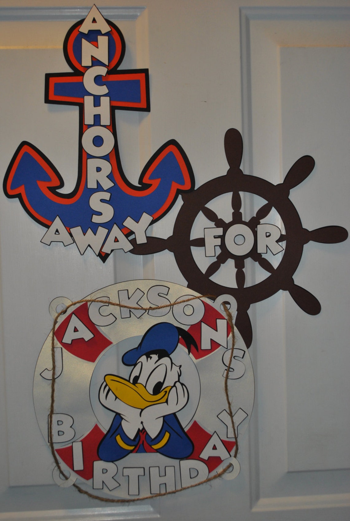 Donald Duck Decorations Birthday Nursery FREE SHIPPING | Etsy