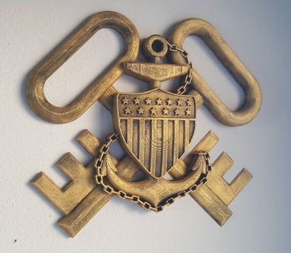 3D Print USCG Store Keeper CPO Mashup US Coast Guard. | Etsy