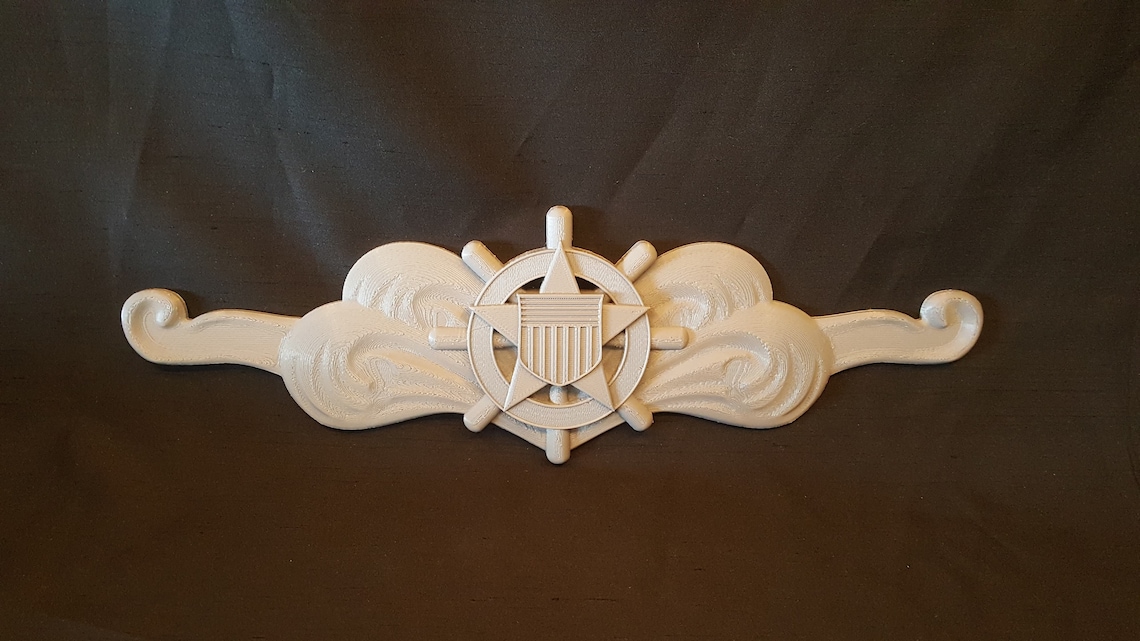 3D Print USCG Cutterman ~ US Coast Guard. Chief, Hat Box, CCTI ...