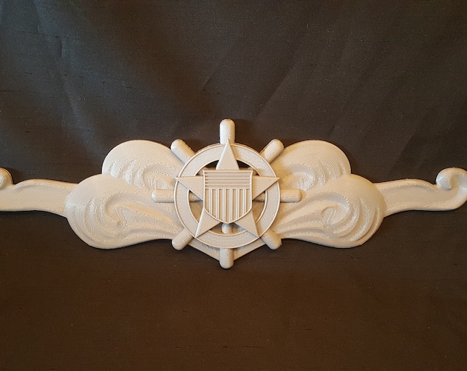 3D Print USCG Cutterman US Coast Guard. Chief, Hat Box, CCTI ...