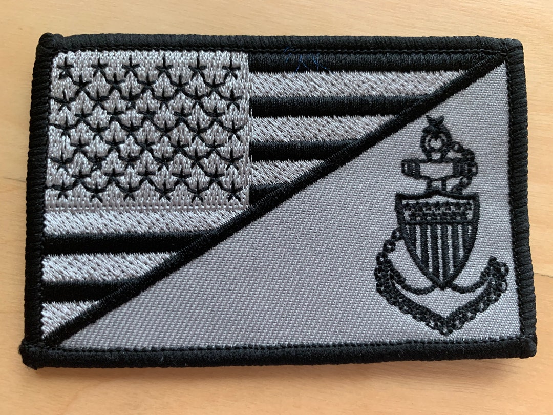 USCG American Senior Chief Embroidered Patch Advancement - Etsy