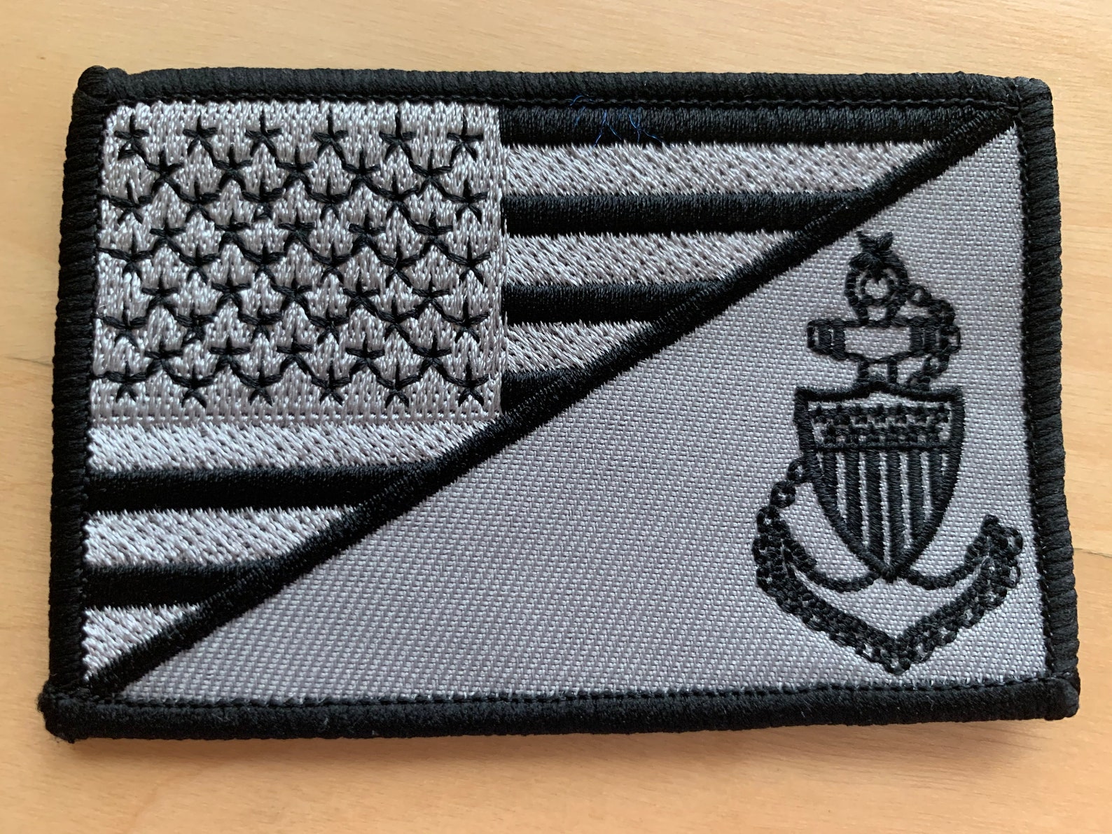 USCG American Senior Chief Embroidered Patch Advancement | Etsy