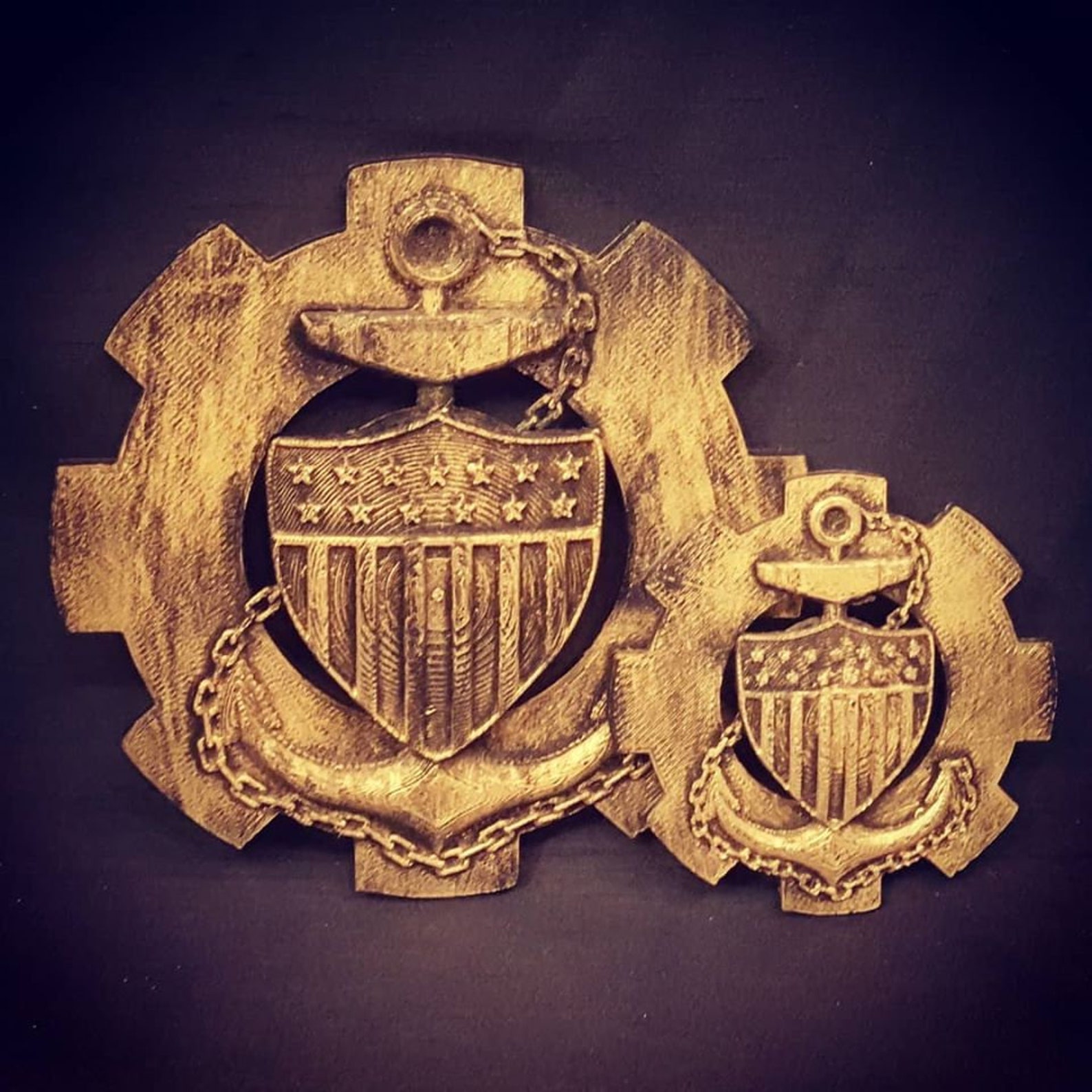 3D Print U S Coast Guard MK Cog CPO Anchor Mashup US Coast - Etsy