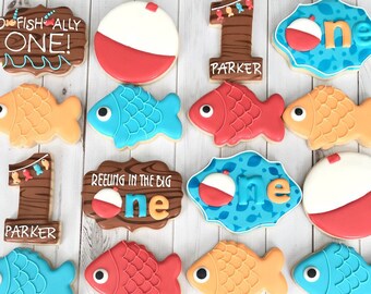 Fish theme cookies | Etsy