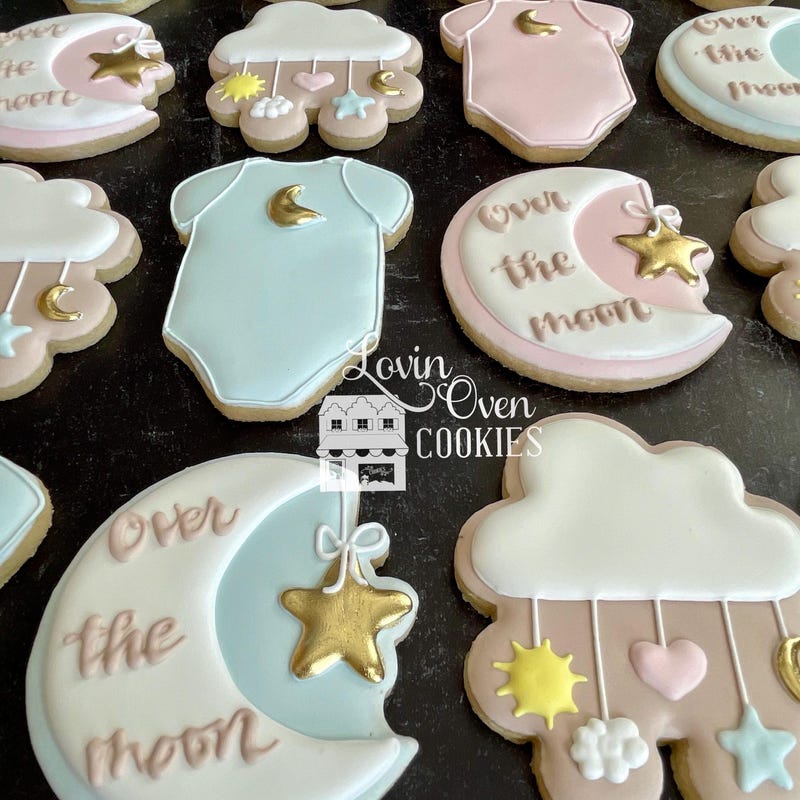 Over the Moon Cookies - Etsy