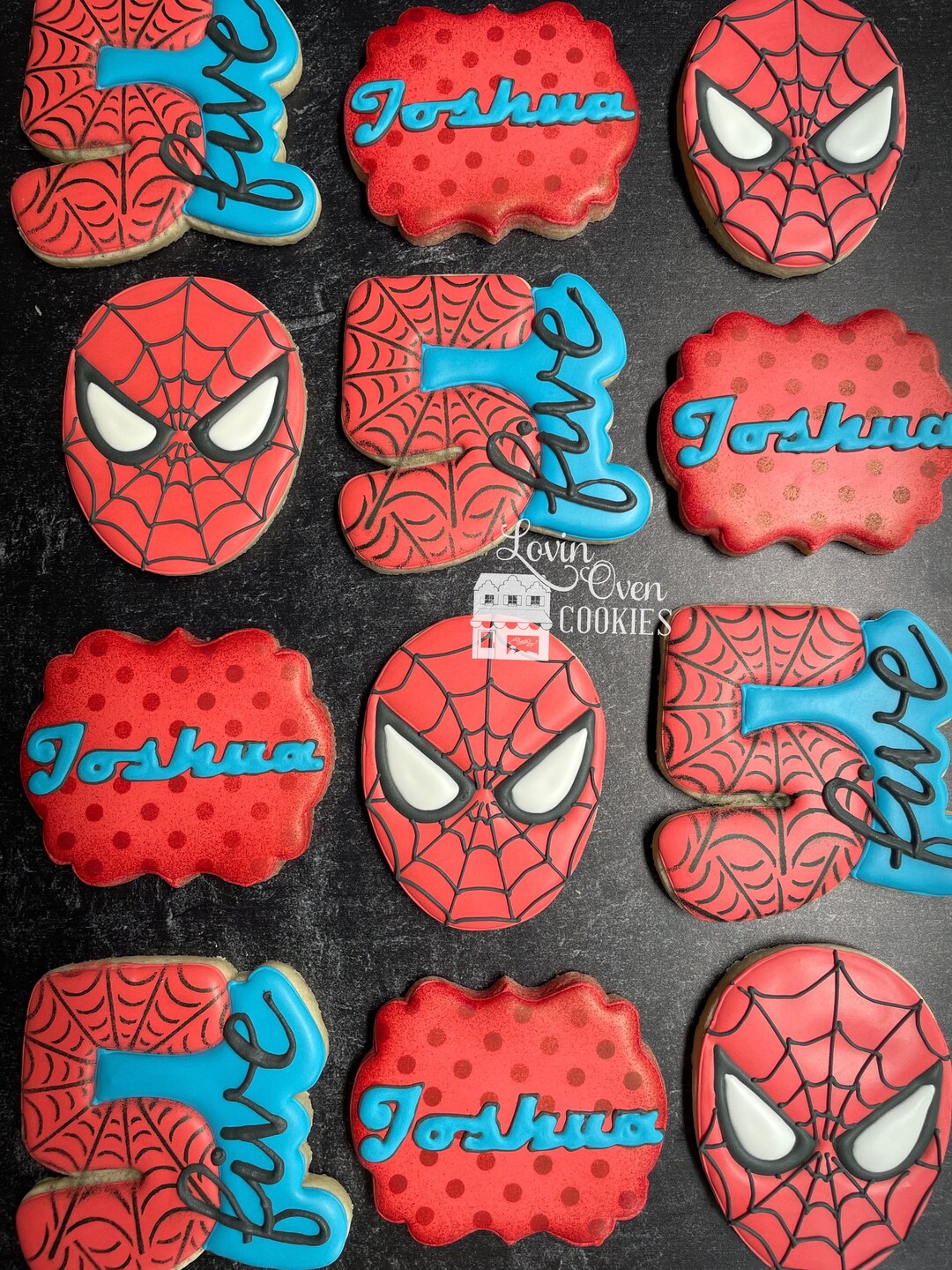 Superhero Decorated Sugar Cookies, 1 Dozen Cookies, Birthday Party ...