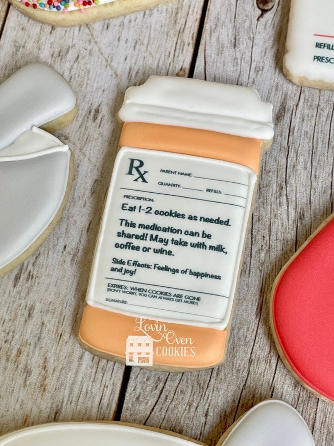 Pharmacy Decorated Sugar Cookies, 1 Dozen Cookies, Pharmacist ...