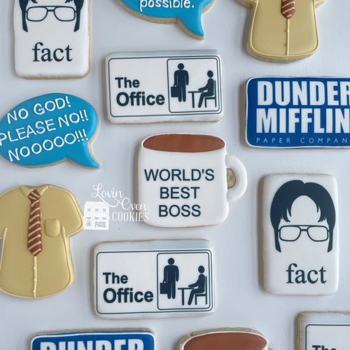 The Office Cookies - Etsy